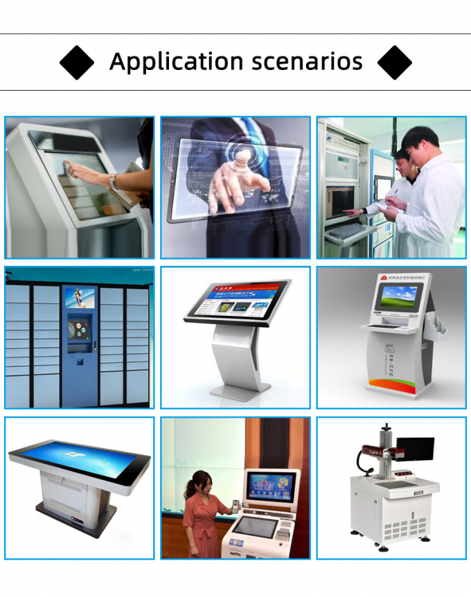 Infrared Multi Touch Screen Overlay Kit 32 Inch Customized Sizes