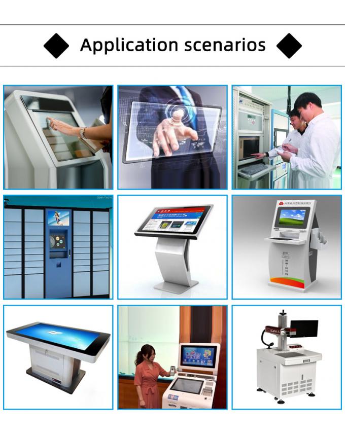 21.5 Inch IR Multi Touch Frame Overlay Kit 10 Points For AMT ...