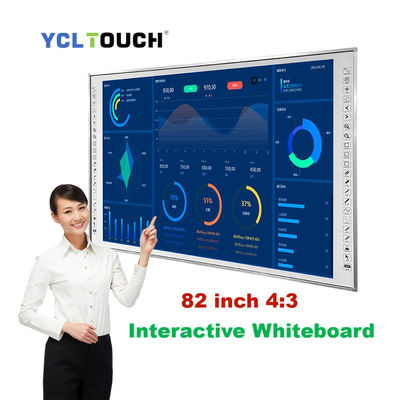 82 Inch IR Interactive Whiteboard Finger Touch For Smart Classroom