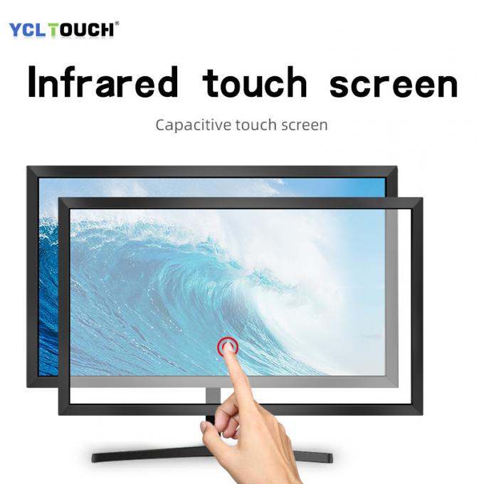 Aluminium Alloy IR Touch Screen Frame 23.6 Inch 10 Points 32768x32768 ...